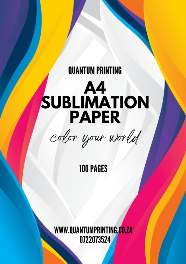 A4 Sublimation Paper - Quantum Blanks